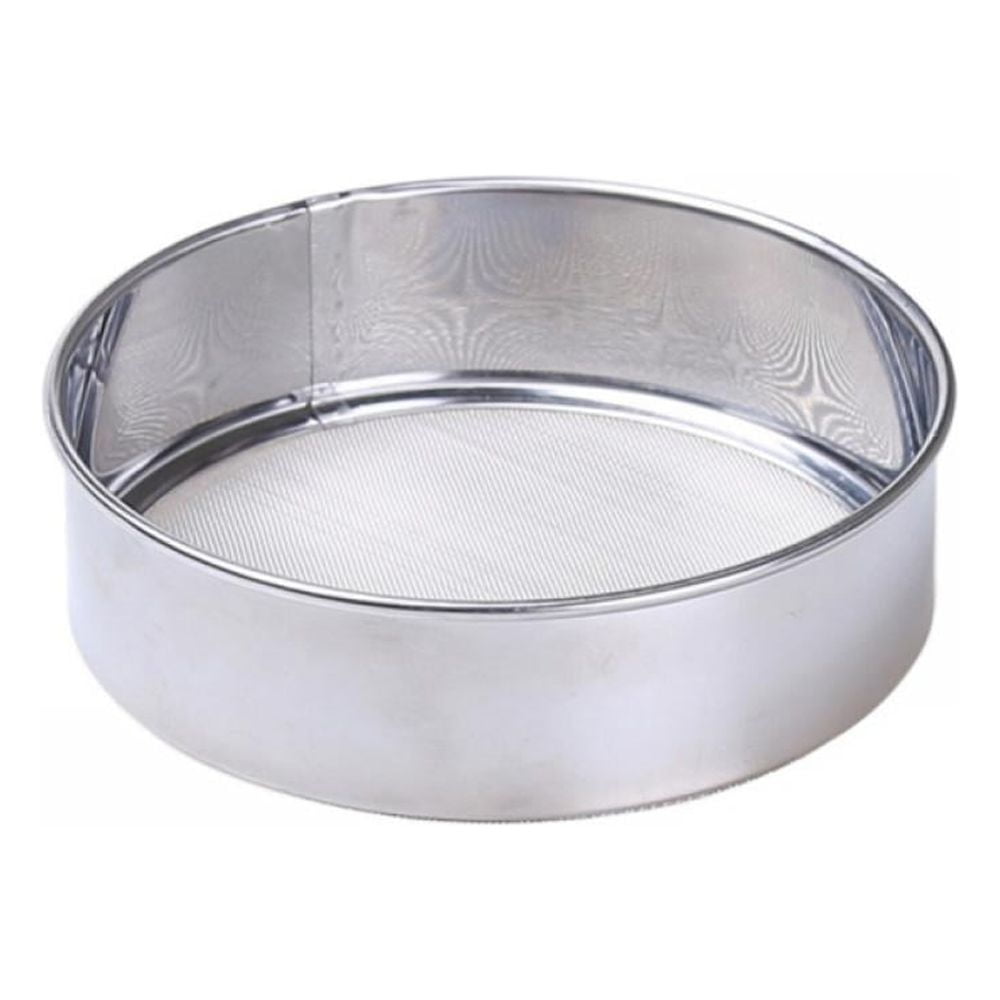Round Sieve 6 Inch Stainless Steel Flour Sieve Flour Sugar Powder Sieve ...