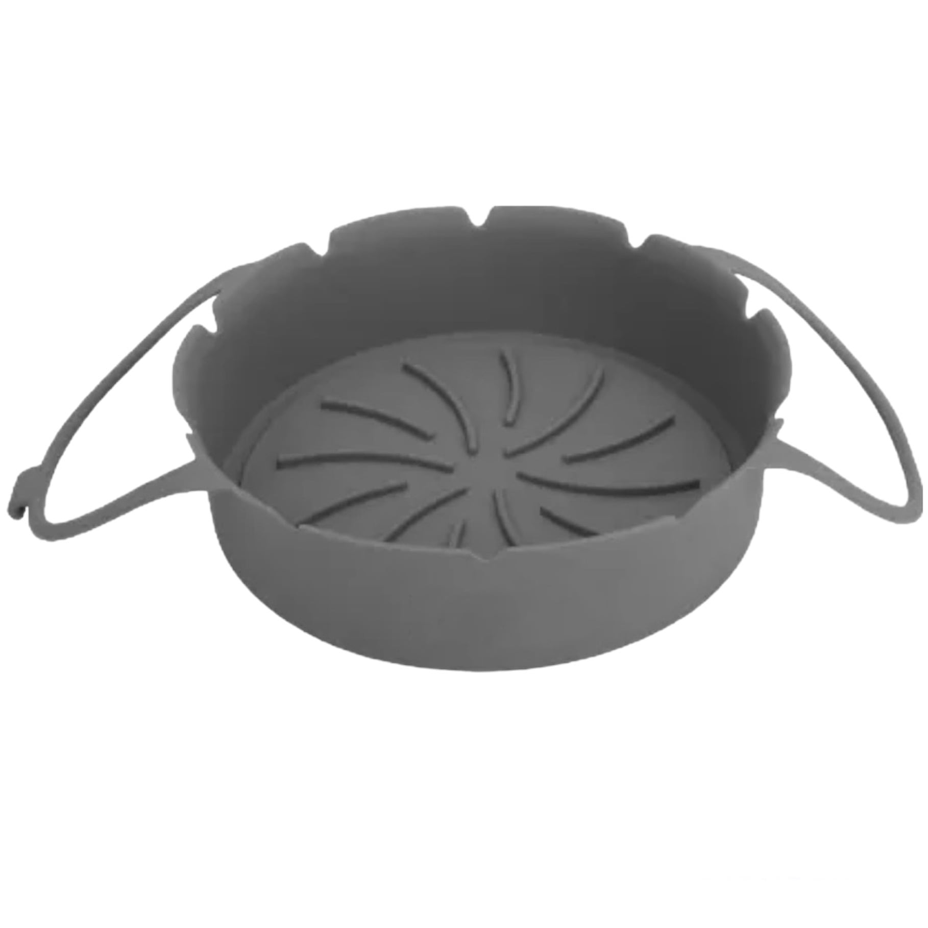 Round Silicone Air Fryer Liners - Premium 8.6 Inch Reusable Air Fryer ...