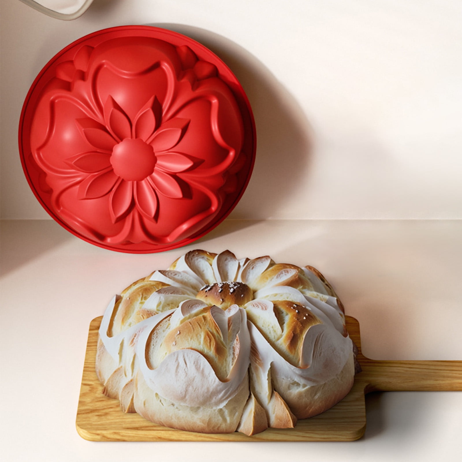 Round Silicone Cake Molds, Non-stick Pastry Molds, Leakproof Design ...