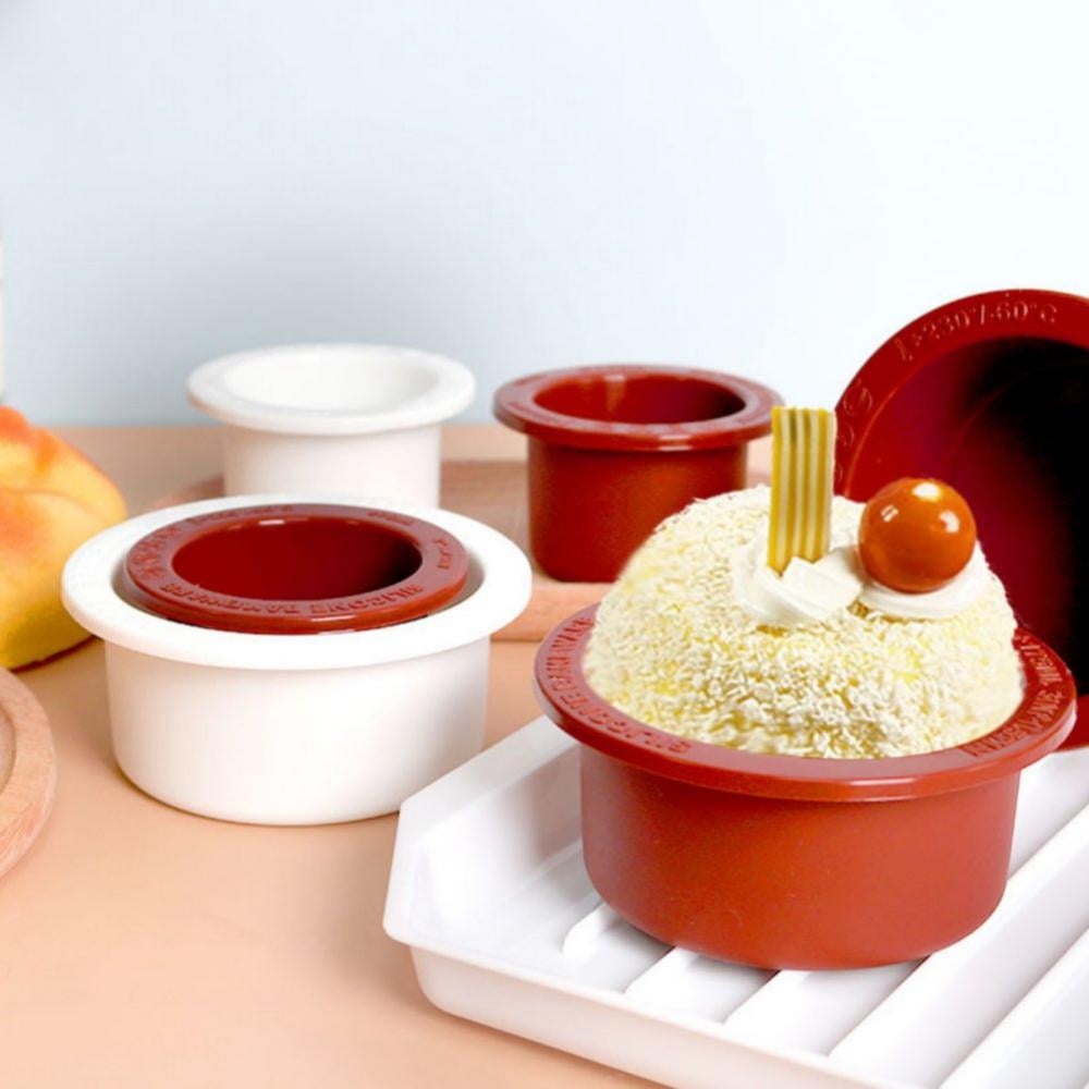 Round Silicone Cake Pans - Silicone Molds for Baking, Quick Release ...