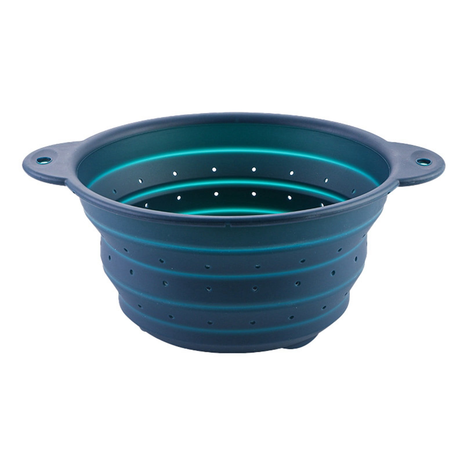 Round Silicone Foldable Drain Vegetable High Temperature Telescopic ...