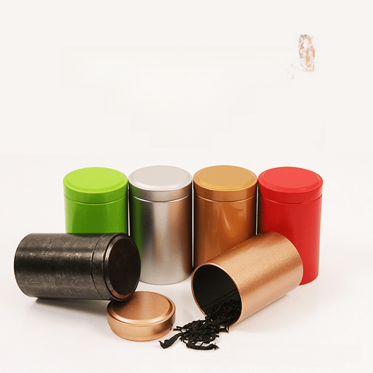 Round Small Tea Cans Packaging Xiaoqing Mandarin Tieguanyin Jinjunmei ...