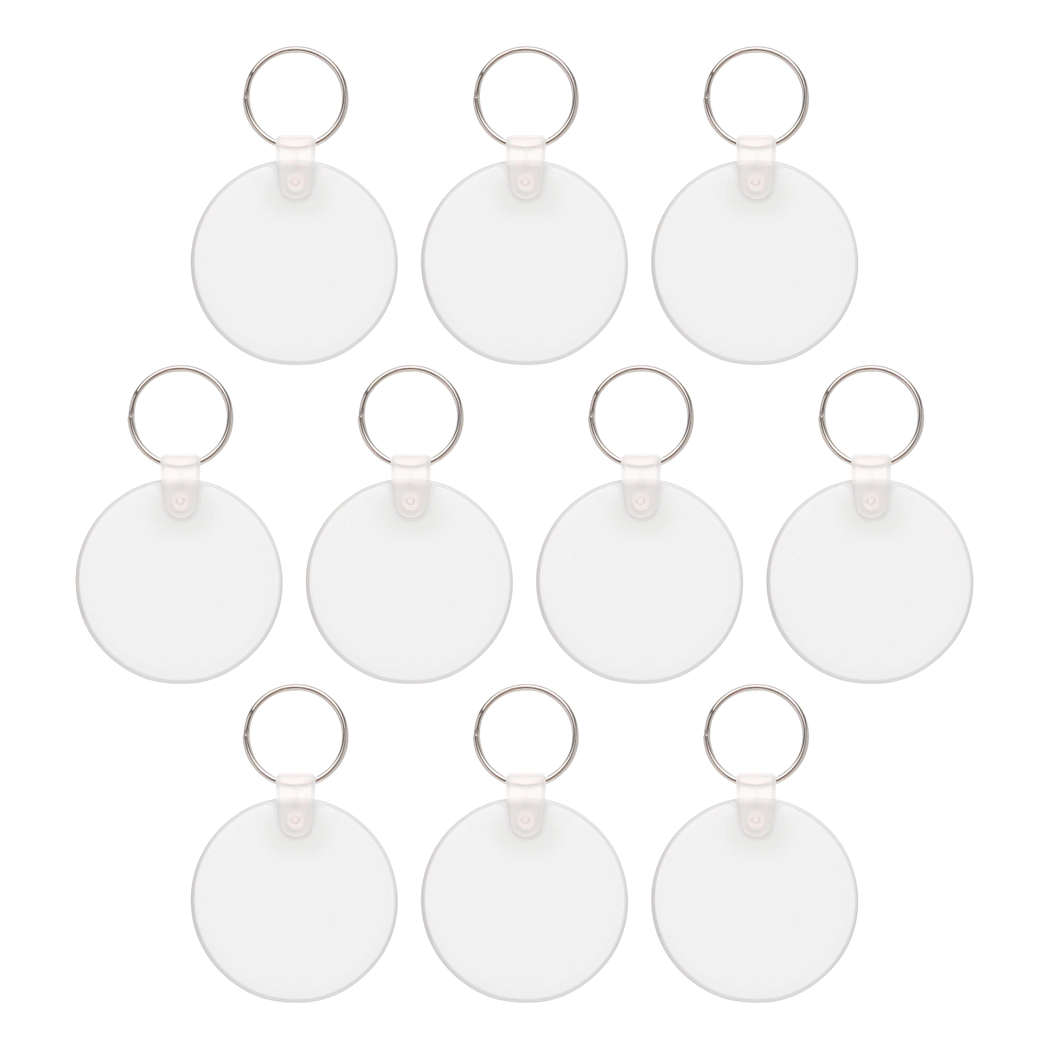 Round Soft Key Tags Set of 10, Bulk Pack - Perfect for Tradeshows ...