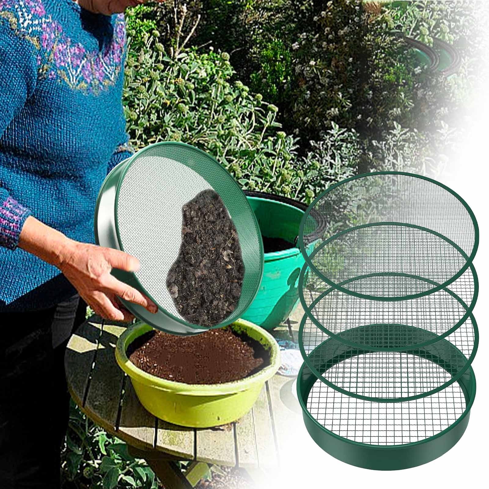 Round Soil Sifter, Horticultural Sample Sieve Border Dedicated ...