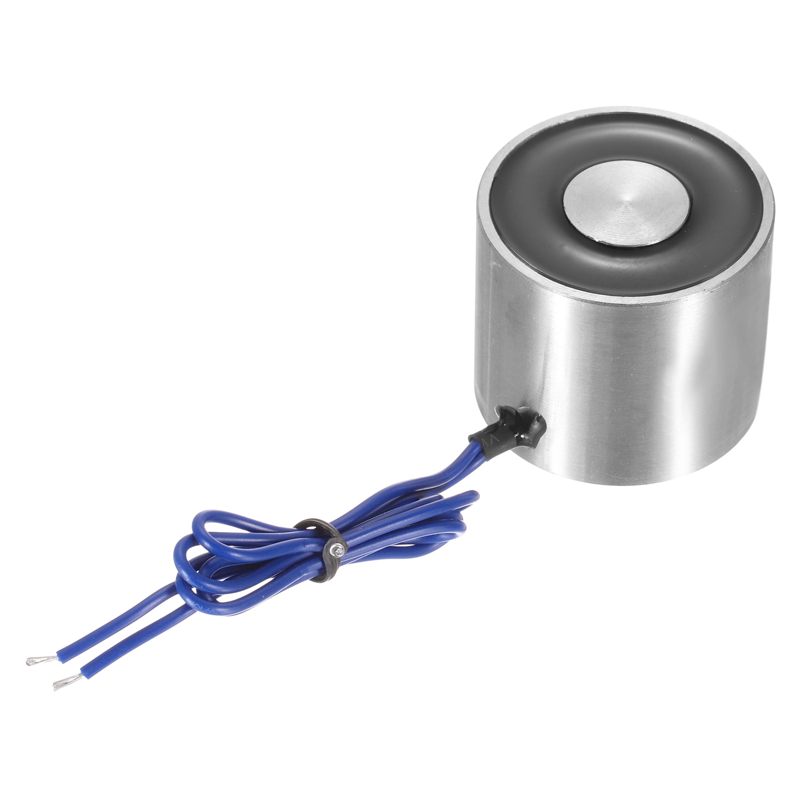 Round Solenoid Electromagnet DC 12V 300N 66LB/30Kg Electric Magnet ...