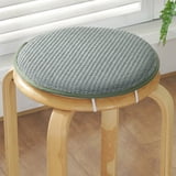 Round Solid Wood Stool, Elegant Modern Design, Comfortable Seating ...