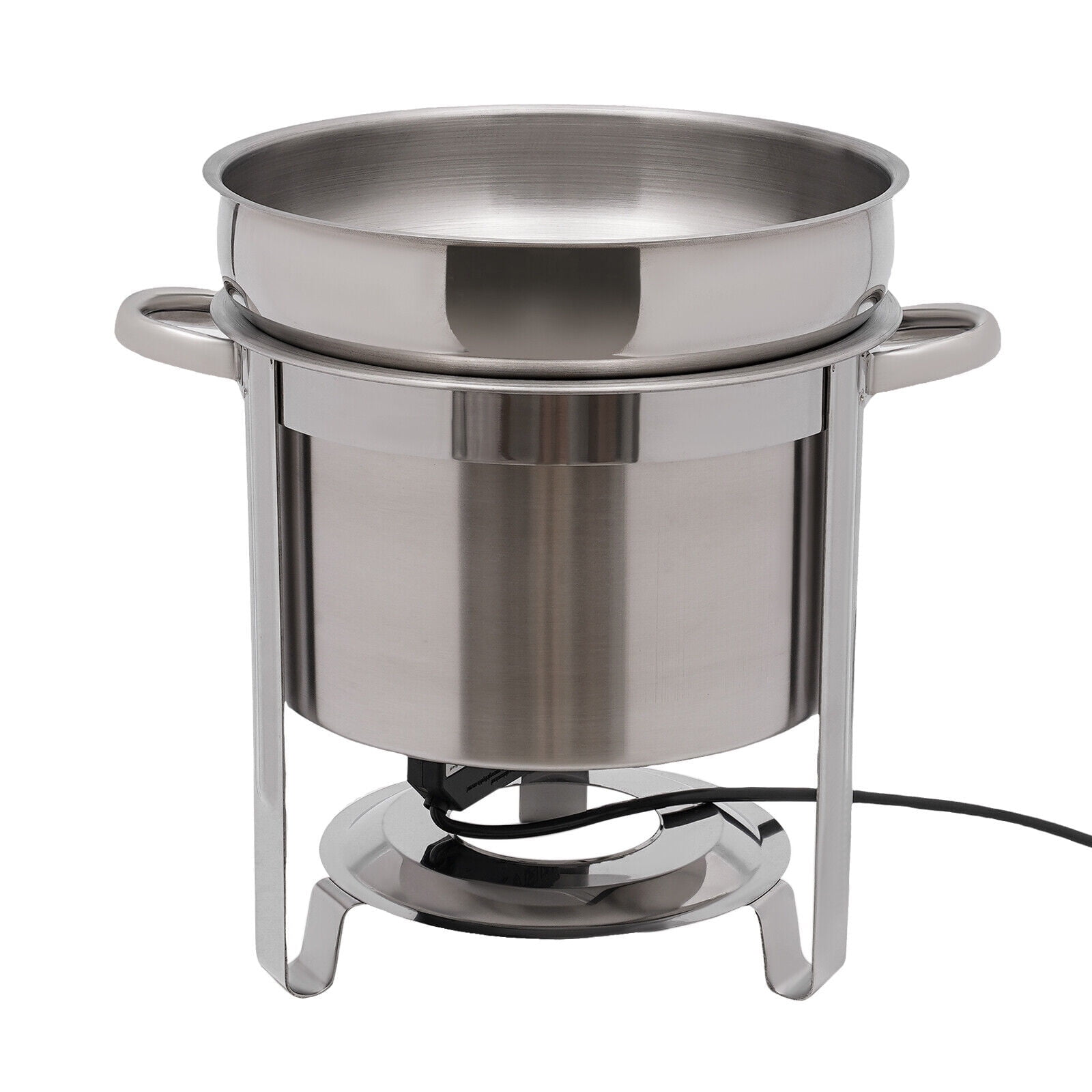 Round Soup Chafer Stainless Steel Catering Chafing Dish Food Pan Warmer ...