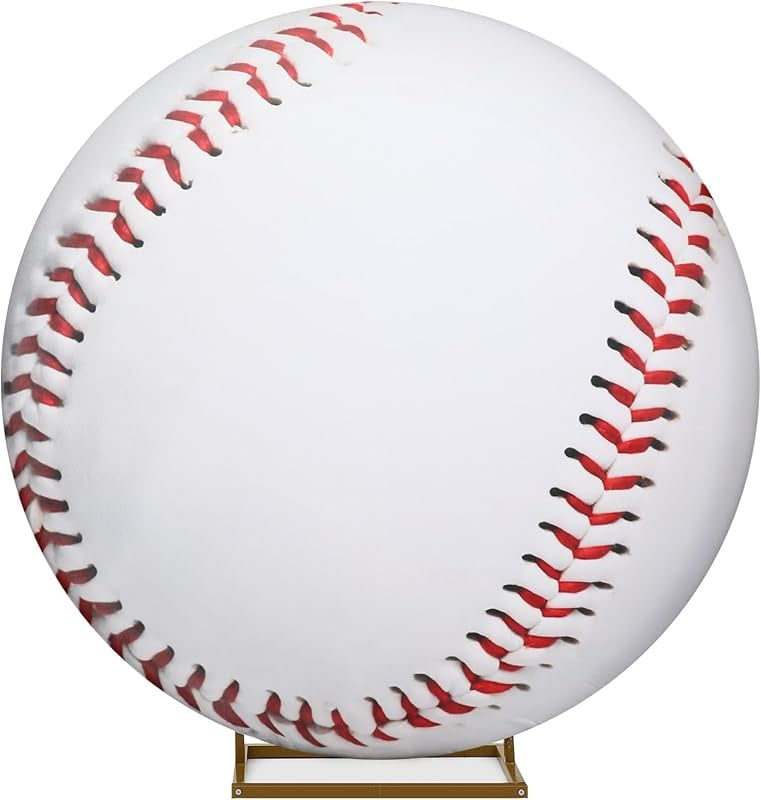 Round Spandex Backdrop Cover - Sports Theme Arch Backdrop for Party ...