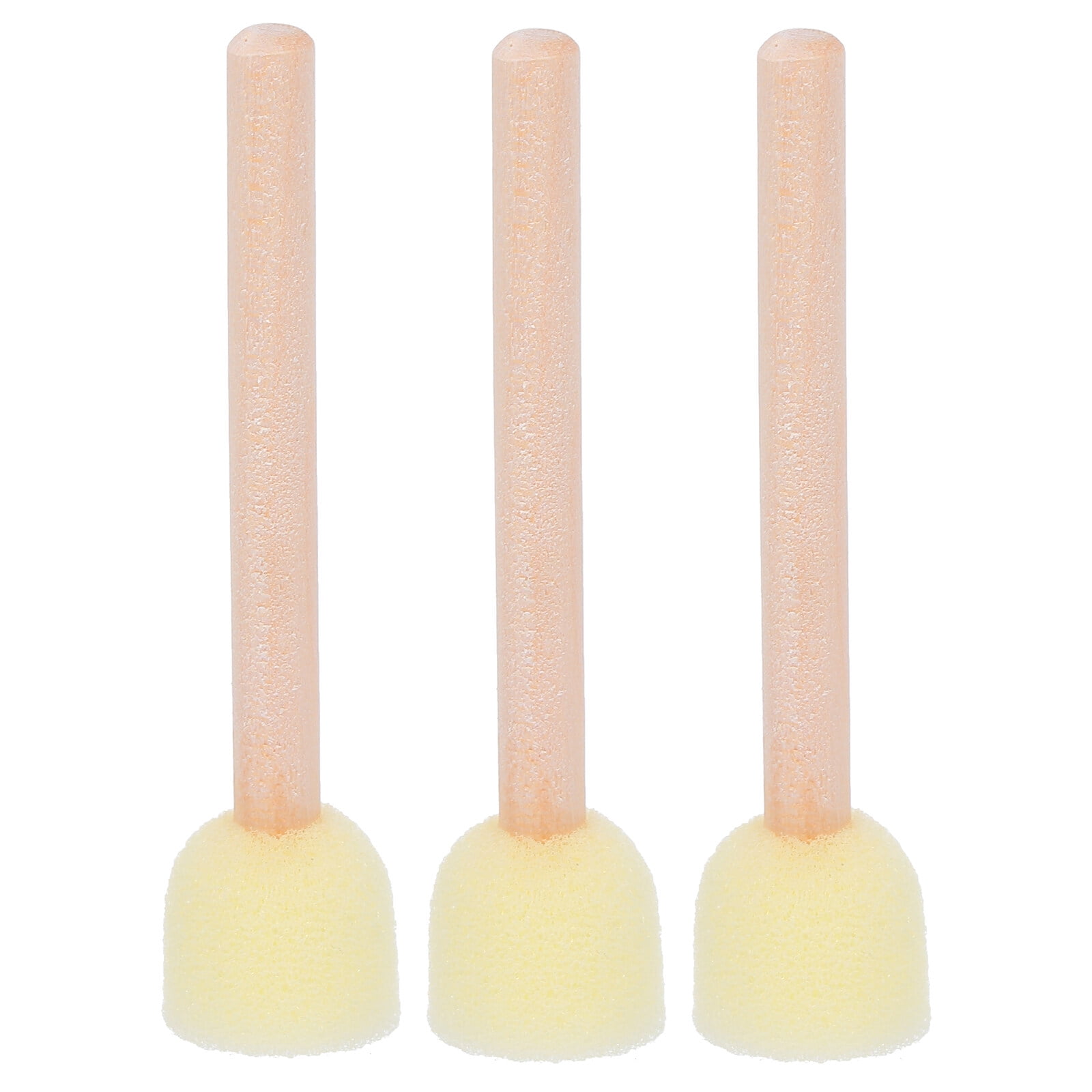 KAKOWELY Round Sponge Brushes For Art Projects Birthday 20Set 3.3x0.8in ...