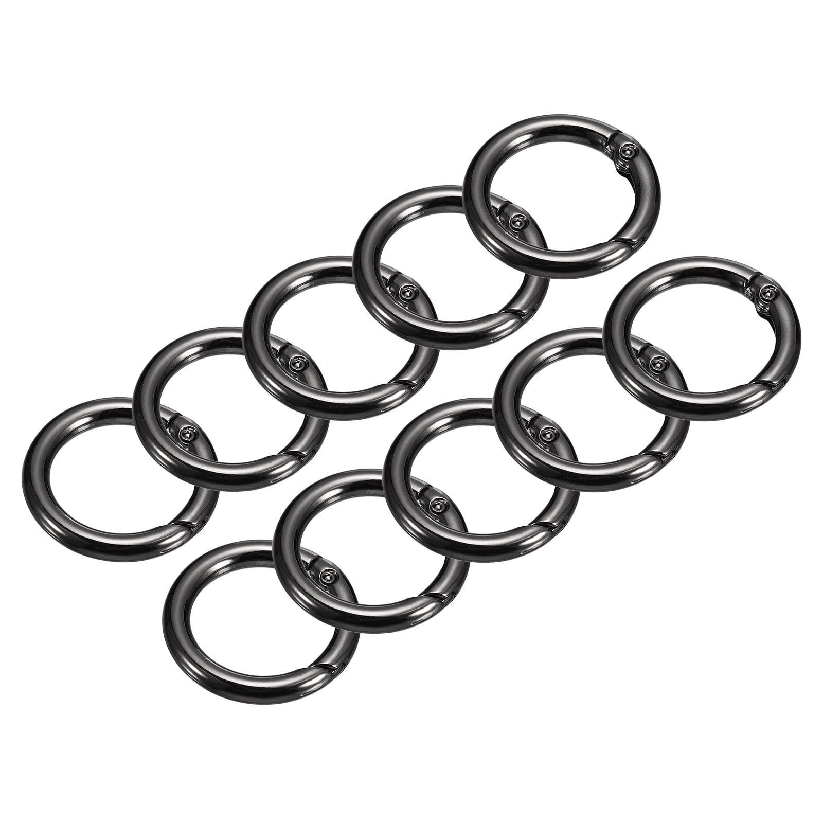 Round Spring O Rings, 20Pcs 1.02 Inch OD Trigger Buckle Snap Clips for ...