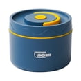 Round Stackable Thermal Bento Box – Hot Food Container, Insulated Lunch ...