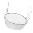 Round Stainless Mesh Strainer Basket for Fried Food Vegetable 18cm ...