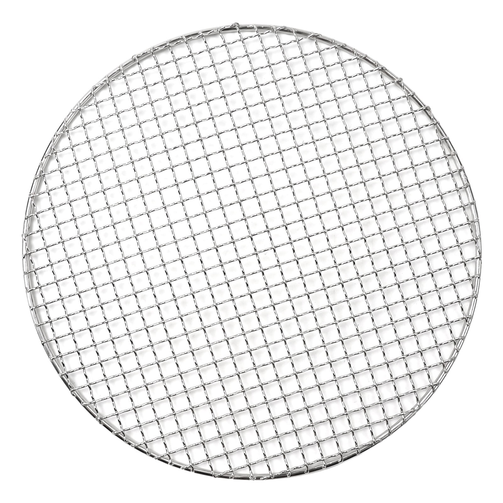 Round Stainless Steel Bbq Mesh Non-Stick Korean Bbq Mesh Bacon Bbq Tool ...