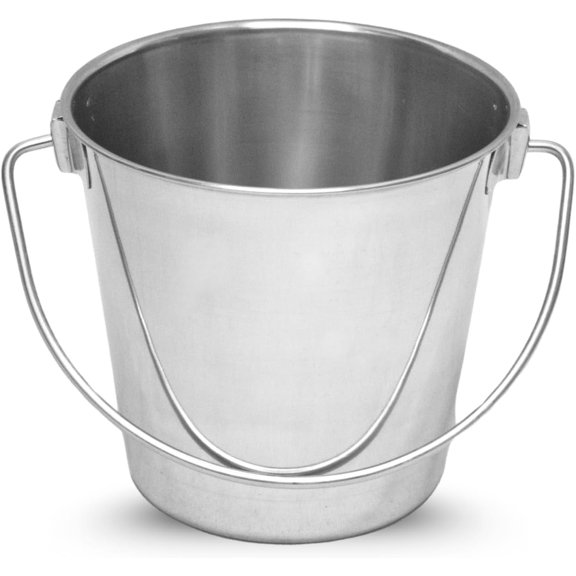 Tuff Stuff Products MCK70GR Large 17.5 Gallon Muck Bucket with Handles ...