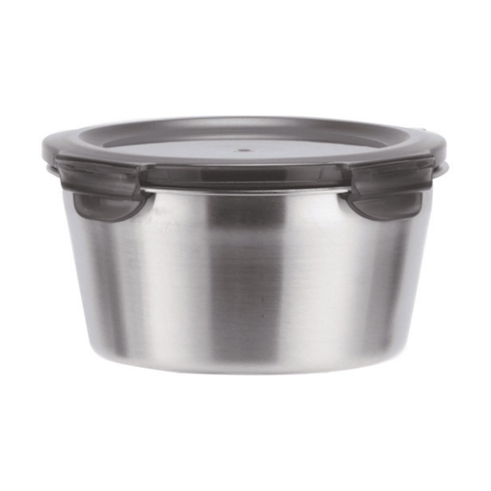 Round Stainless Steel Food Storage Container With Lid/ Round Grade ...