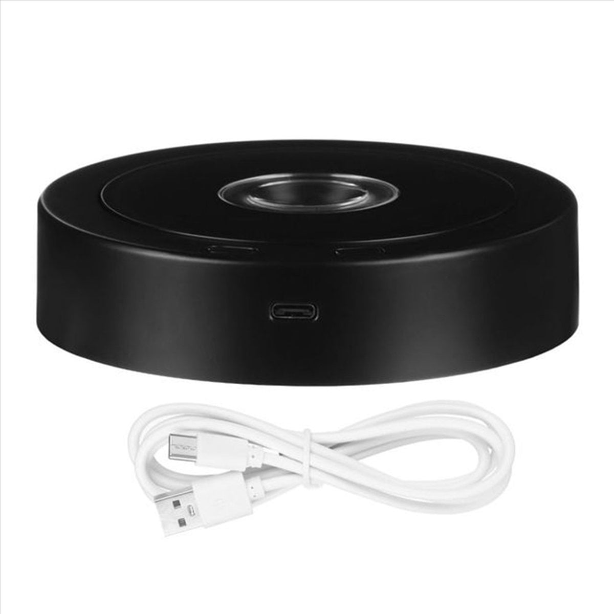 Round Stand Led Rotating Display Base for Crystals Lighted 8 Light ...