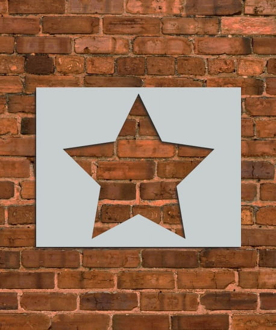 Round Star Stencil - Walmart.com