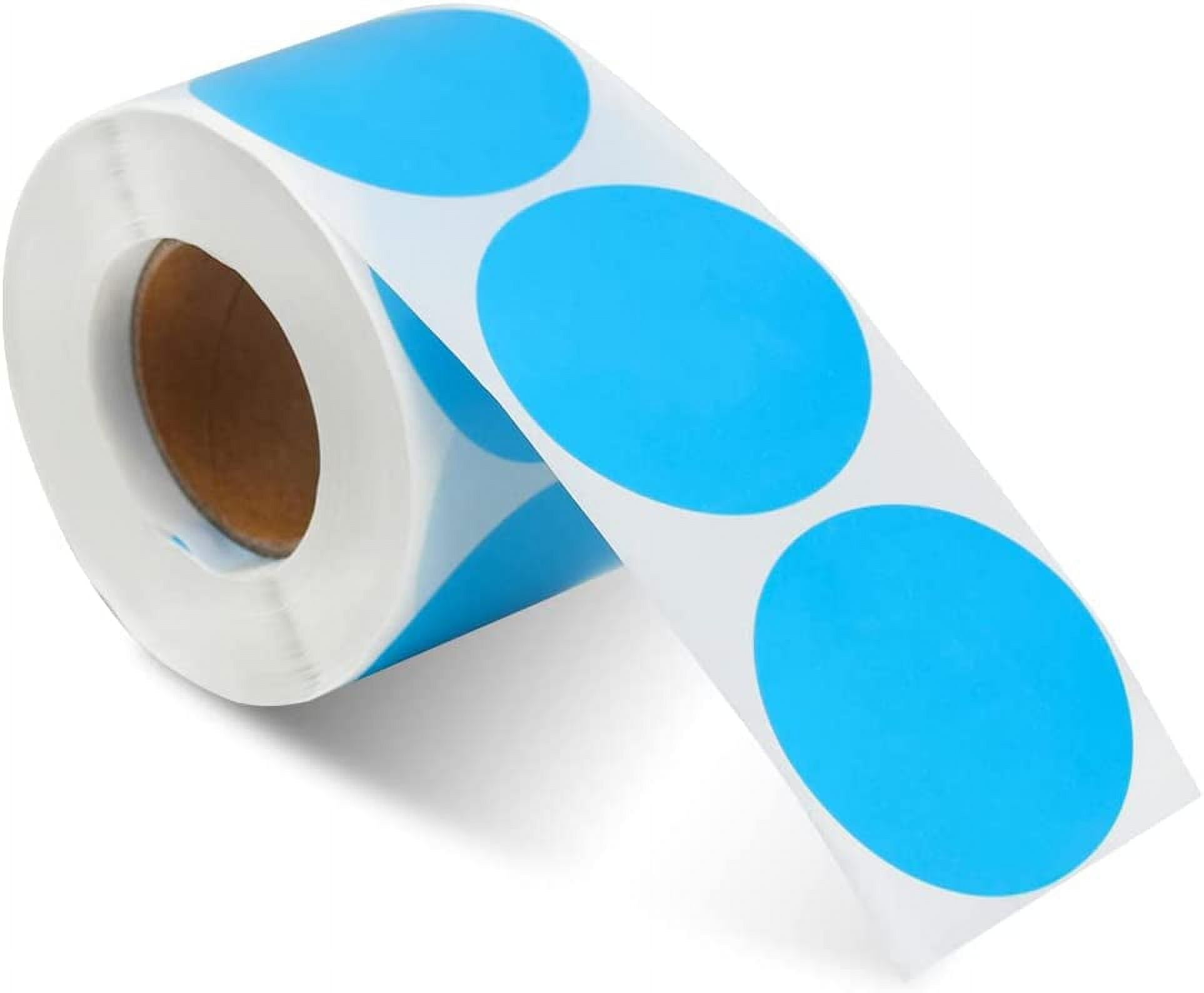 Round Sticker 2 Inch Blue Circle Labels for Valentines Day Party ...