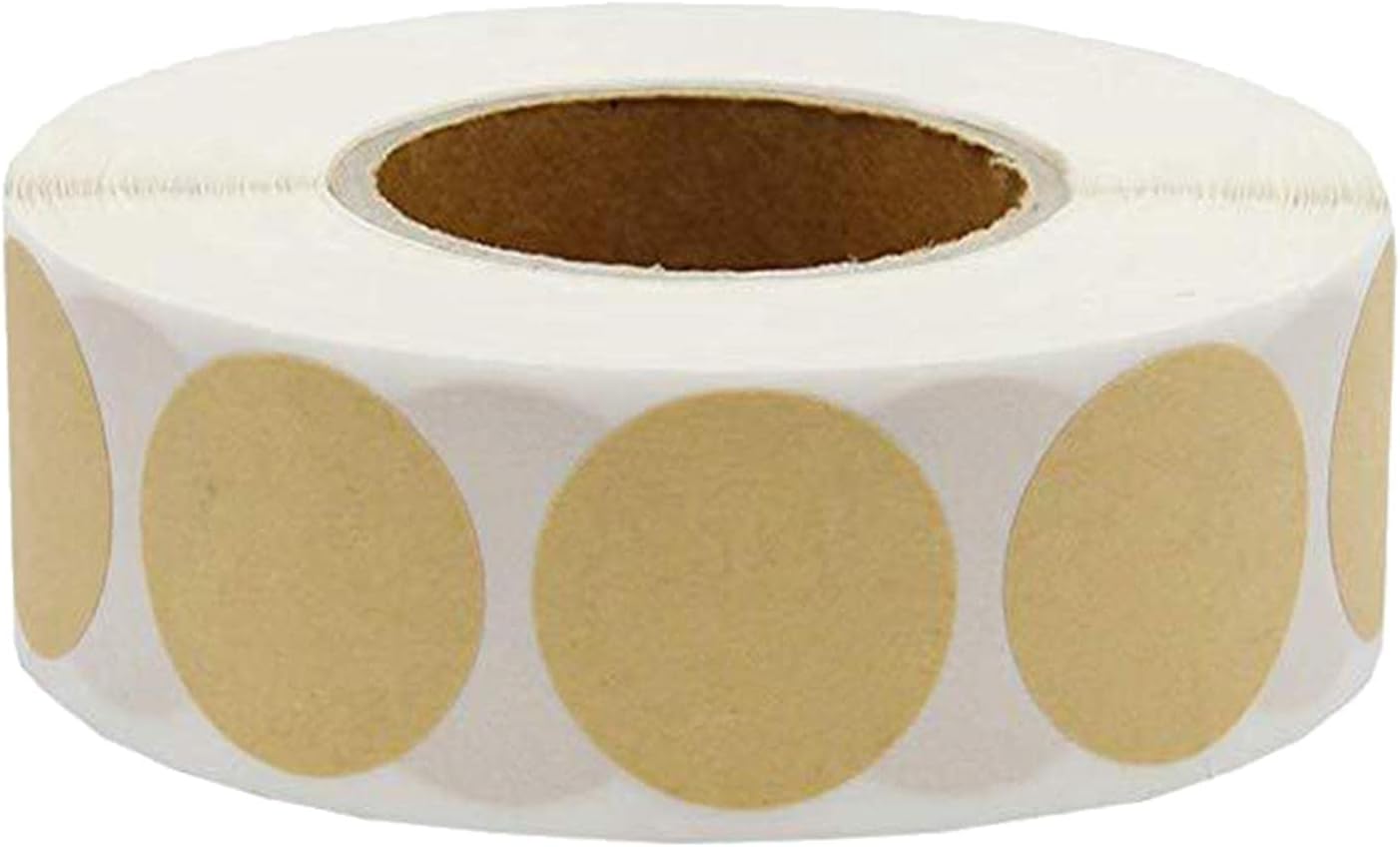 Round Stickers Labels Tags Baking Sticker Coloured Dot Message Card ...