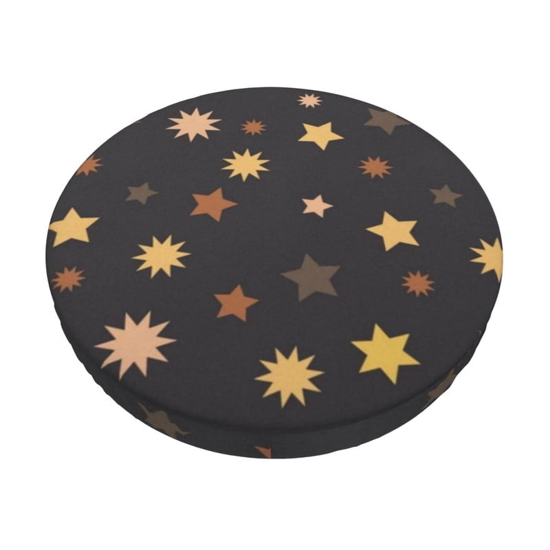 Round Stool Covers,Star Bar Stool Slipcover Round, Soft Bar Stool Seat ...