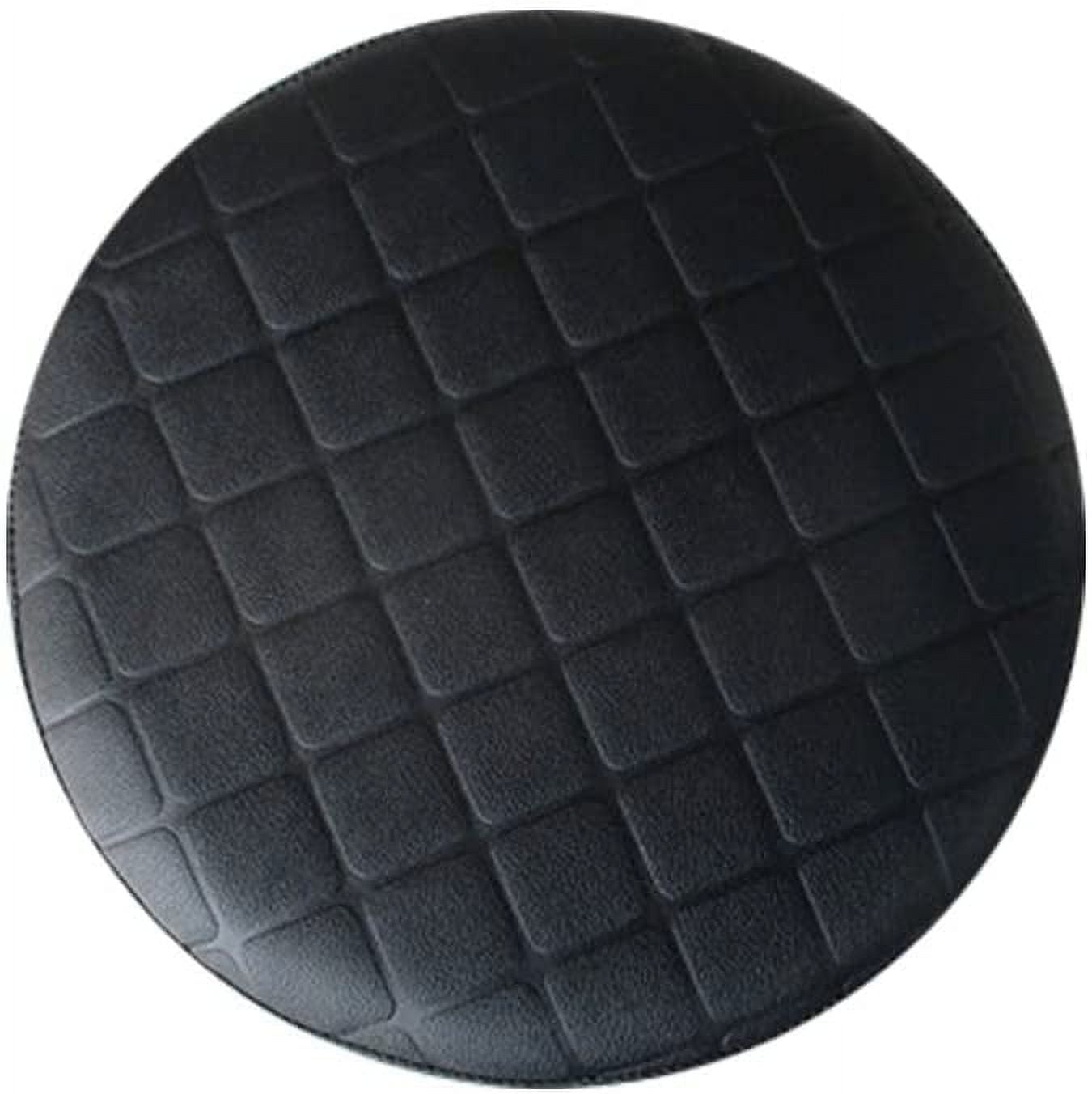 Round Stool Cushion Faux Leather Barstool Chair Cover with Elastic 13 ...