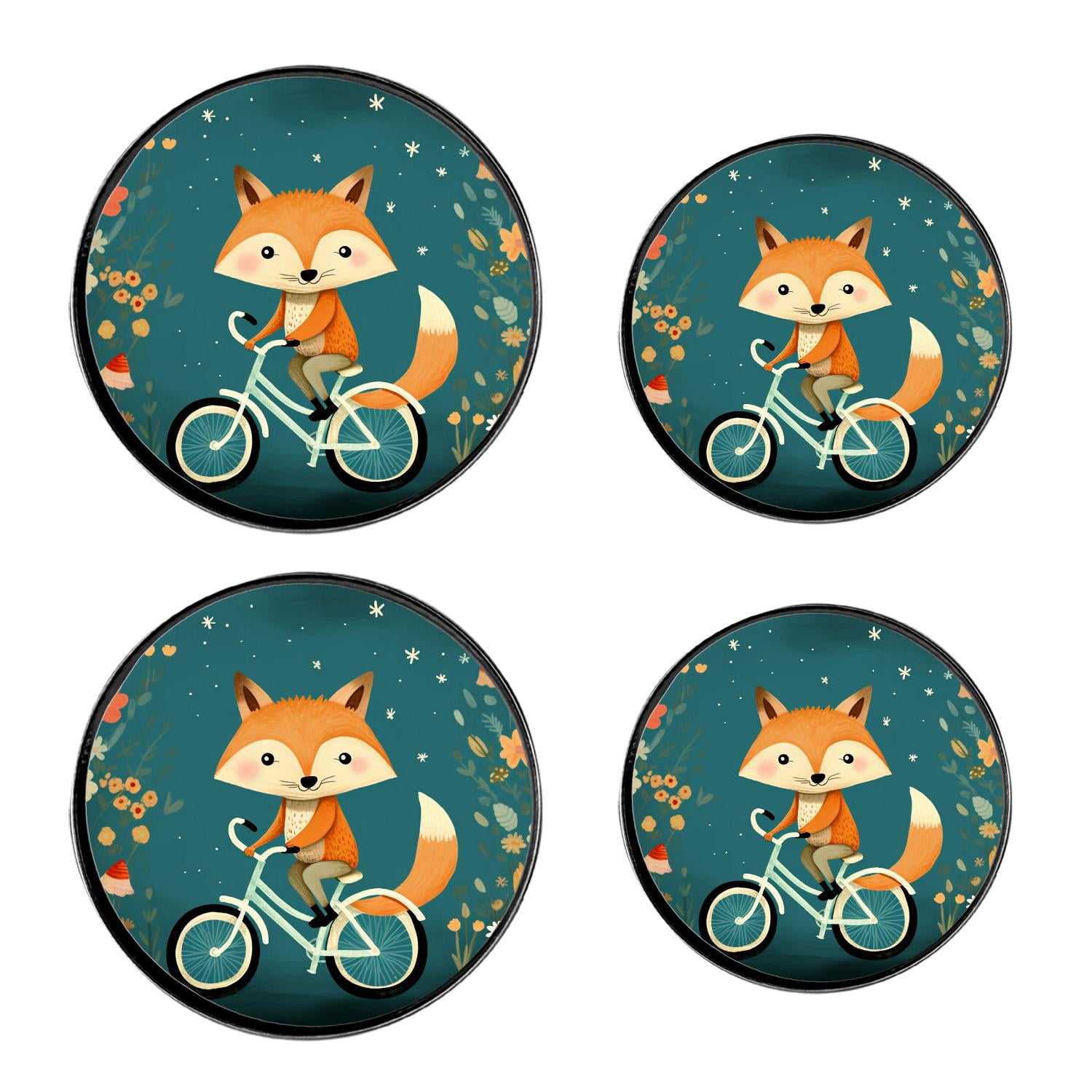 Round Stove Burner Covers 4 Pcs Decorative Gas Stove Burner Cover 8Inch ...