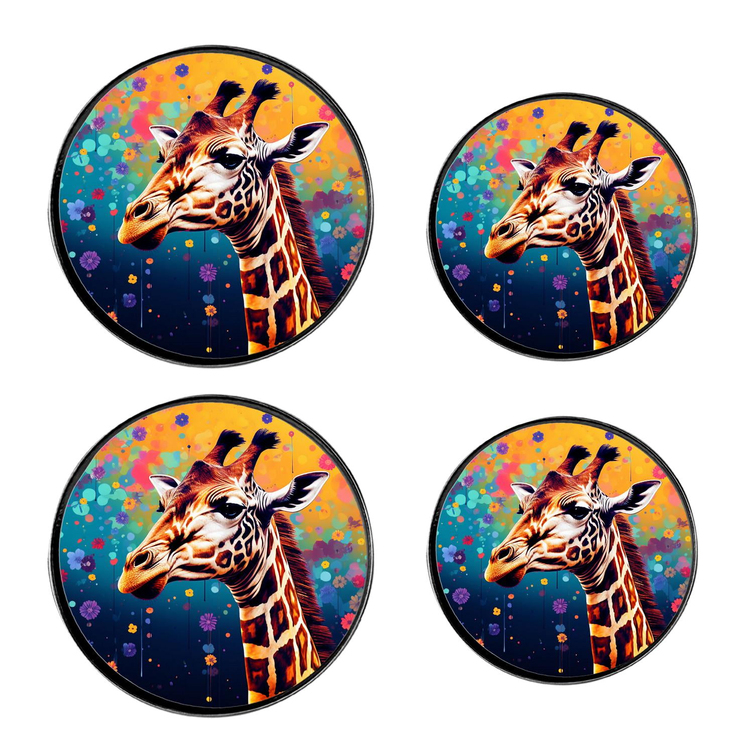 Round Stove Burner Covers 4 Pcs Decorative Gas Stove Burner Cover 8Inch ...