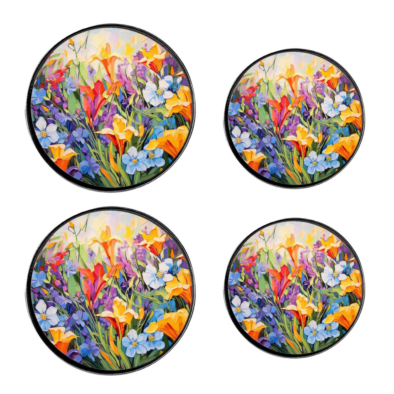 Round Stove Burner Covers 4 Pcs Decorative Gas Stove Burner Cover 8Inch ...