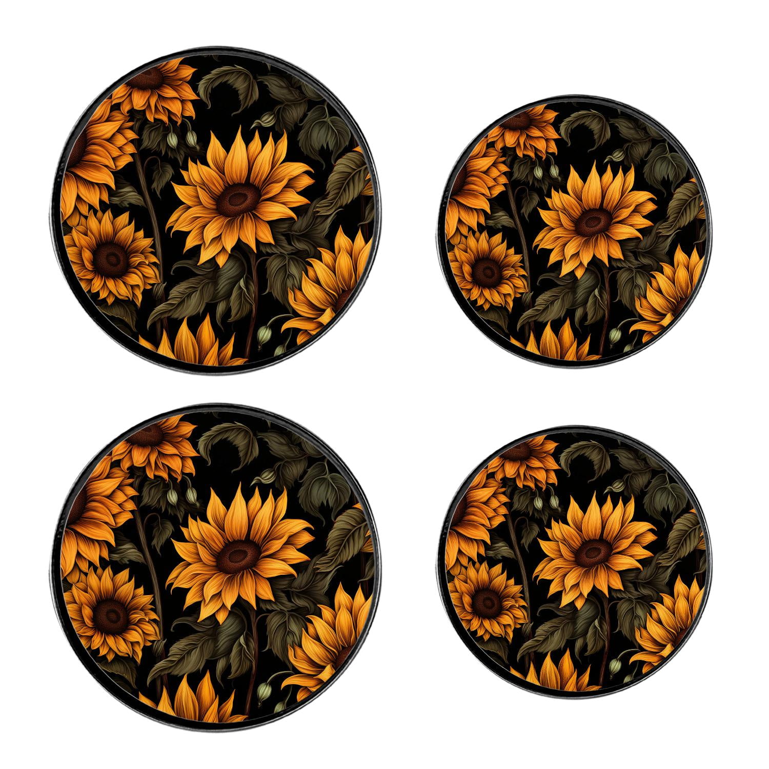 Round Stove Burner Covers 4 Pcs Decorative Gas Stove Burner Cover 8Inch ...
