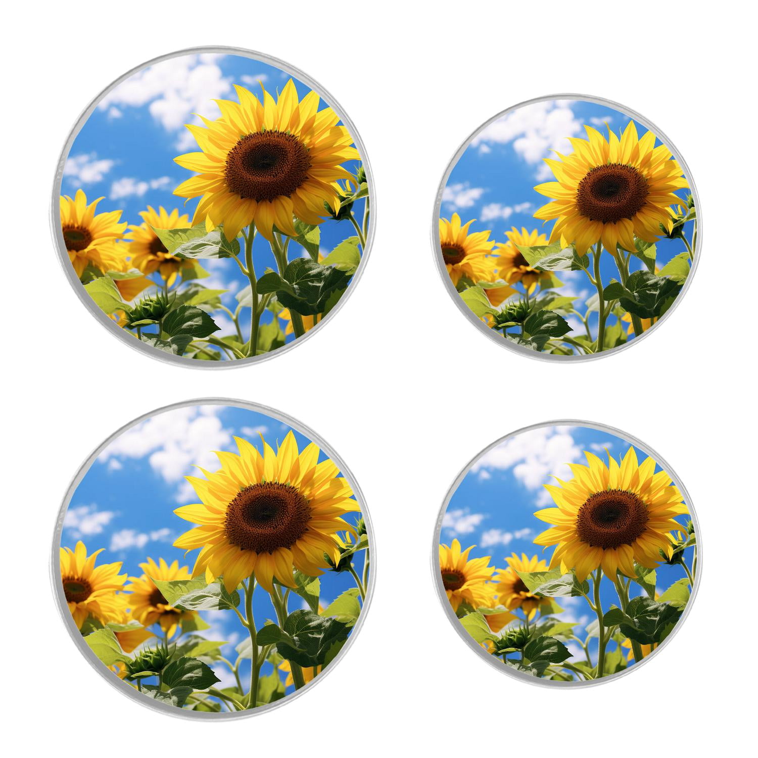 Round Stove Burner Covers 4 Pcs Metal Electric Stove Burner Covers ...