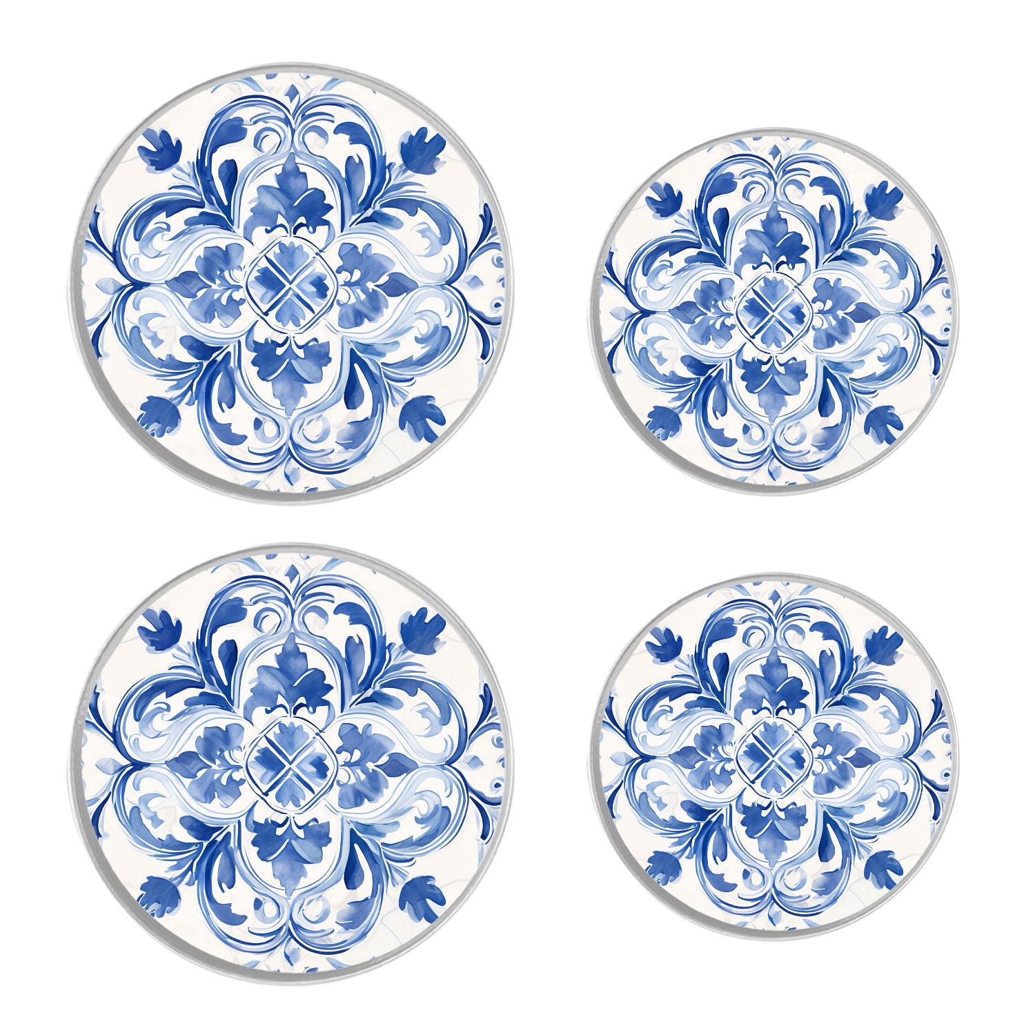 Round Stove Burner Covers 4 Pcs Metal Electric Stove Burner Covers ...