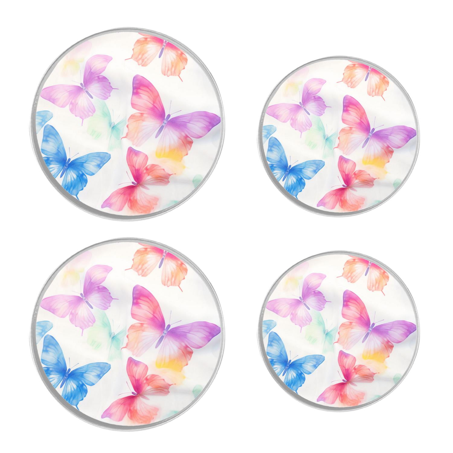 Round Stove Burner Covers 4 Pcs Metal Electric Stove Burner Covers ...