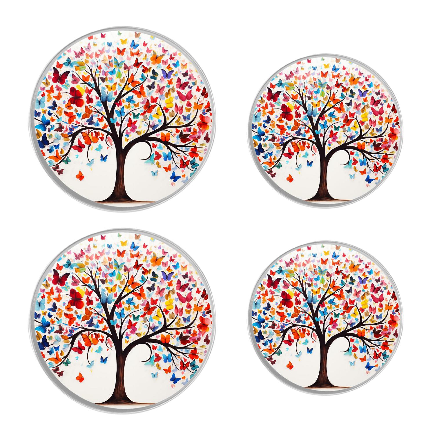 Round Stove Burner Covers 4 Pcs Metal Electric Stove Burner Covers ...