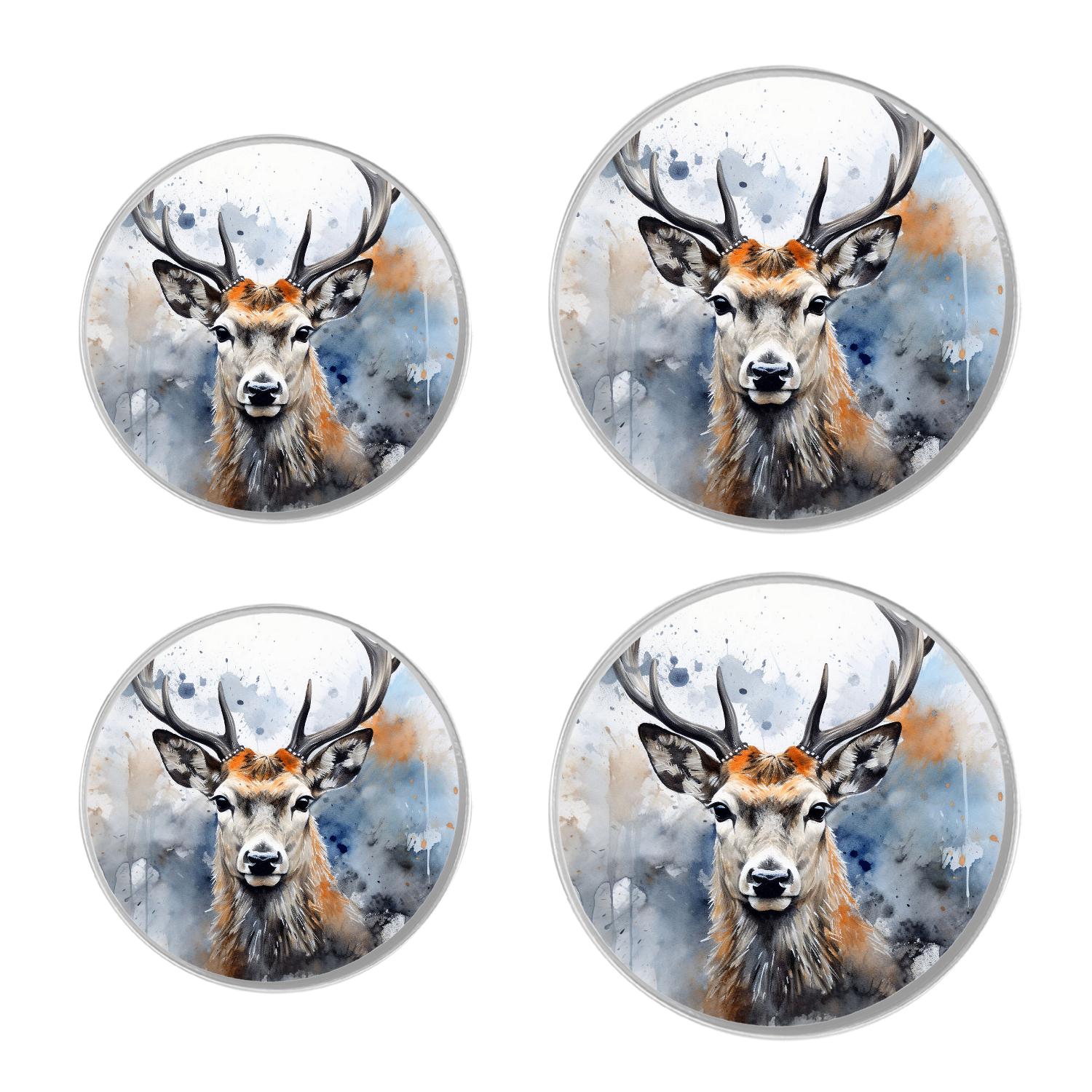 Round Stove Burner Covers 4 Pcs Metal Electric Stove Burner Covers ...