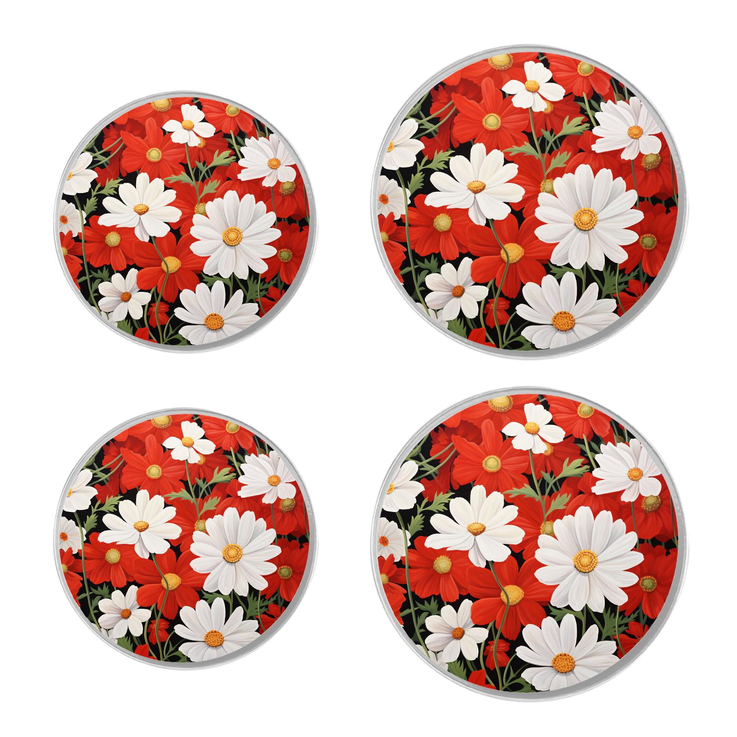 Round Stove Burner Covers 4 Pcs Metal Electric Stove Burner Covers ...
