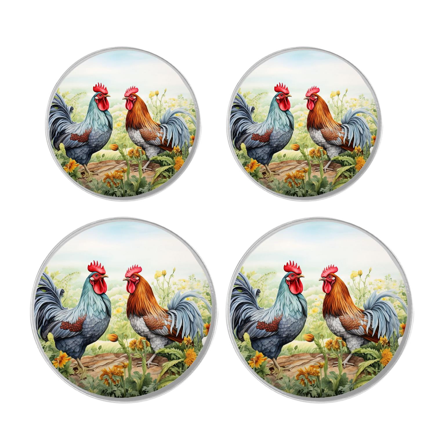 Round Stove Burner Covers 4 Pcs Round Gas Stove Burner Cover 8Inch And ...