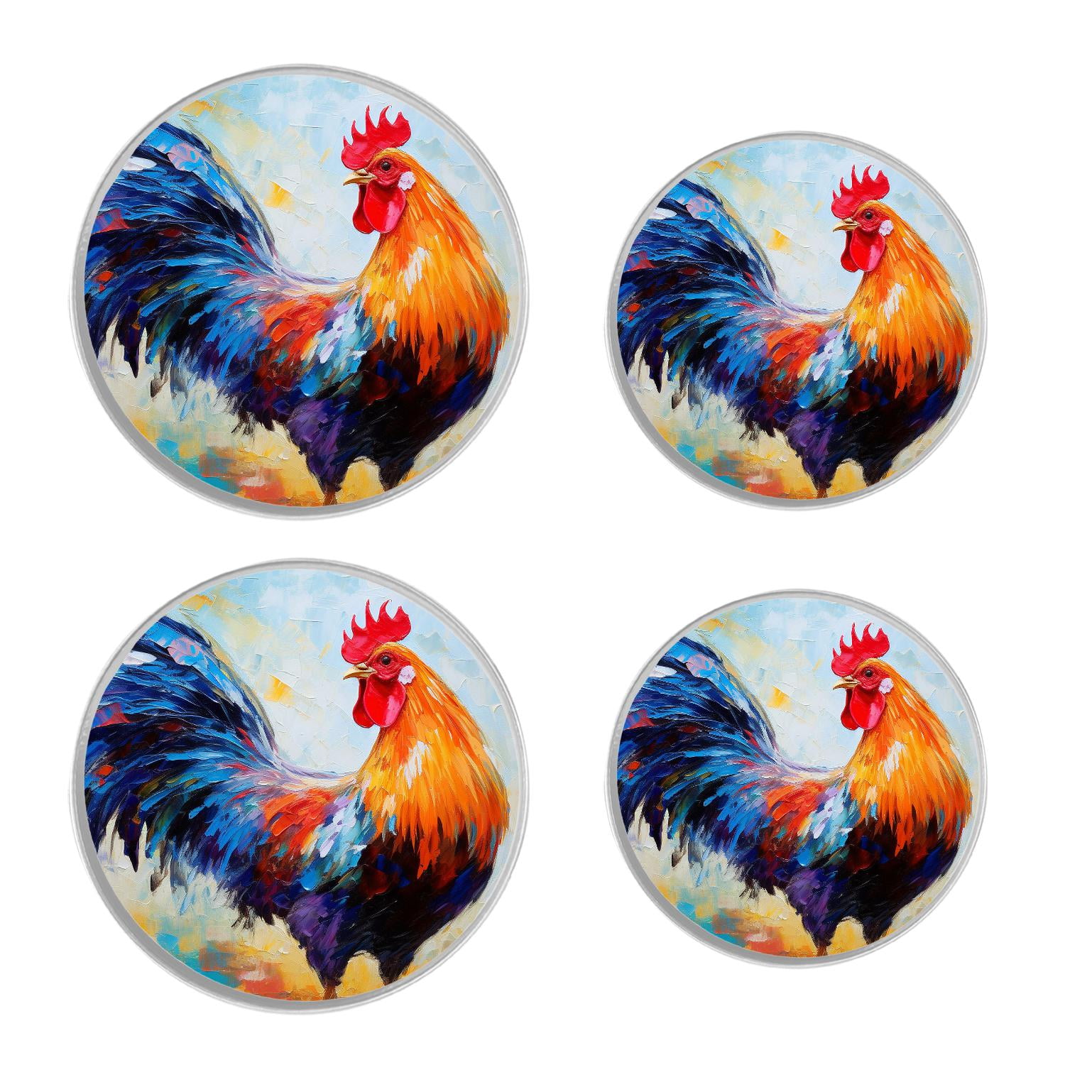 Round Stove Burner Covers 4 Pcs for Home Decor Cooktop Decorative ...