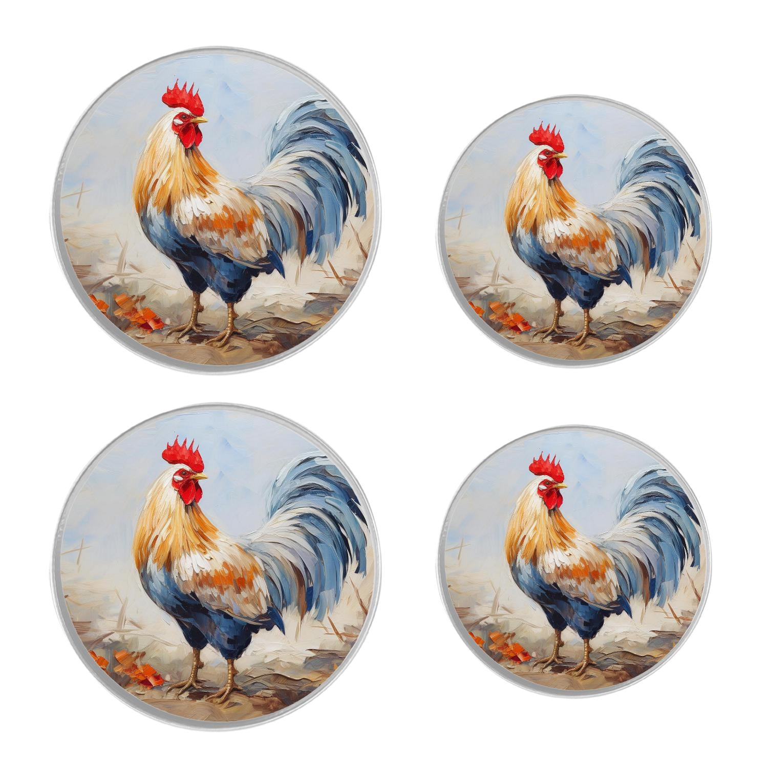 Round Stove Burner Covers 4 Pcs for Home Decor Cooktop Decorative ...