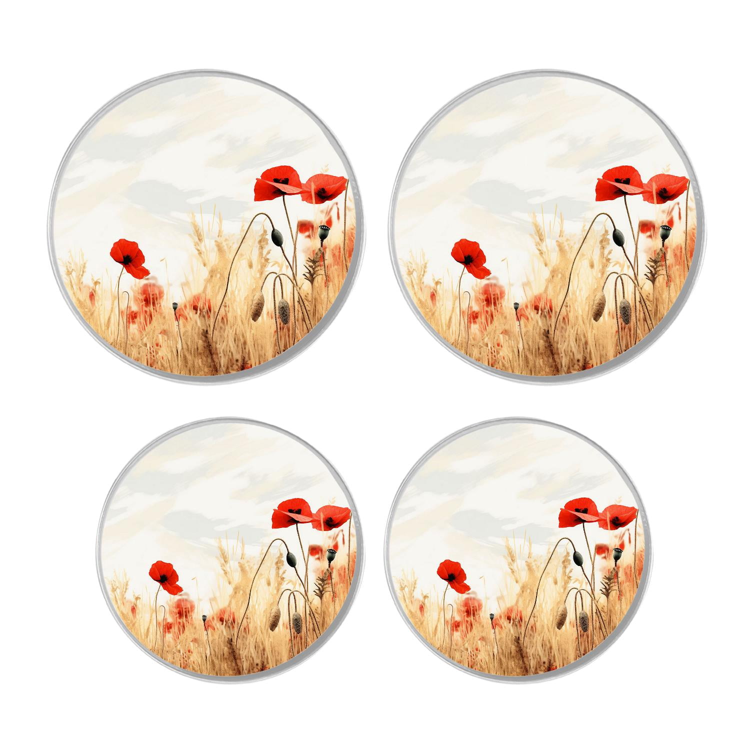 Round Stove Burner Covers 4 Pcs for Metal Gas Stove Burner Cover 8Inch ...