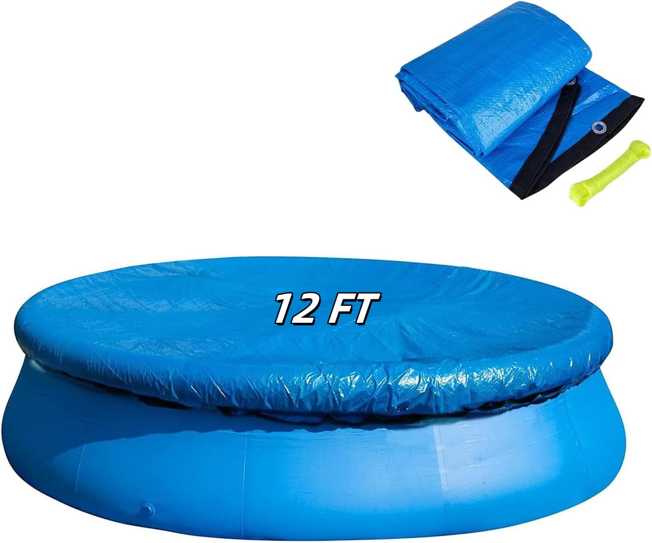 Round Swimming Pool Solar Cover,Durable Dustproof Rainproof Pool Cover ...