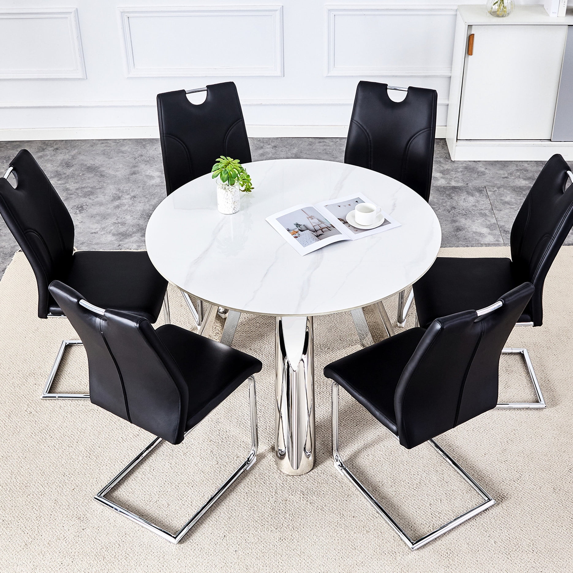 Round Table and Chair Set | Adaptable to Different Decor Styles ...
