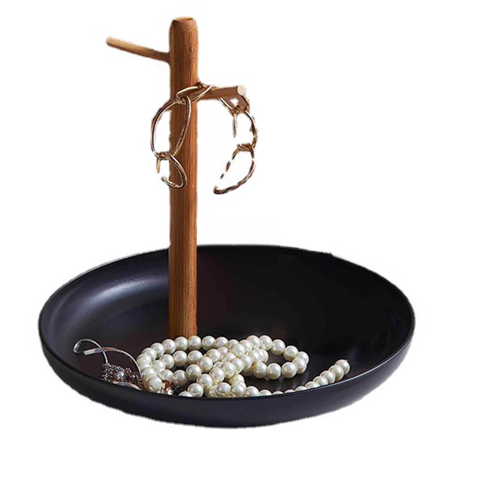 Round Table Storage Tray with Shelf Smooth Surface Easy Clean Desk ...