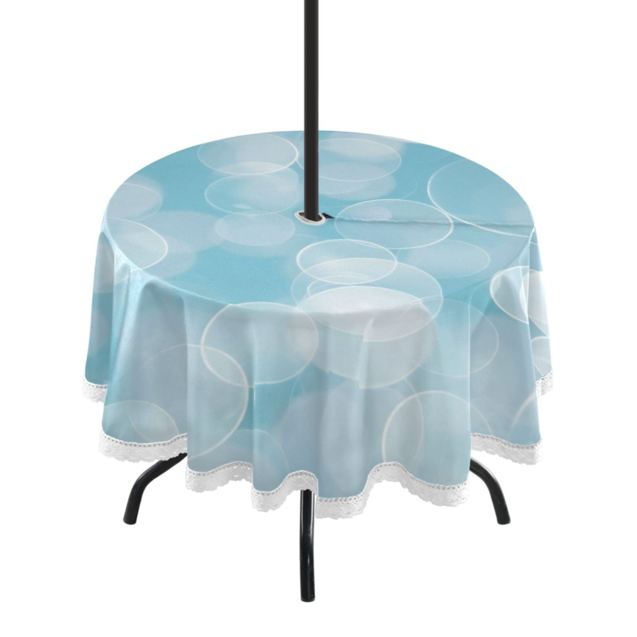 Round Tablecloth 60*60 Inches Round Tablecloth Outdoor Style Tablecloth ...