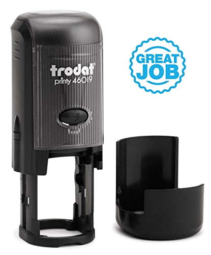 Round Teacher Stamp, Primary School, 3/4" Self-Inking Rubber Stamp ...