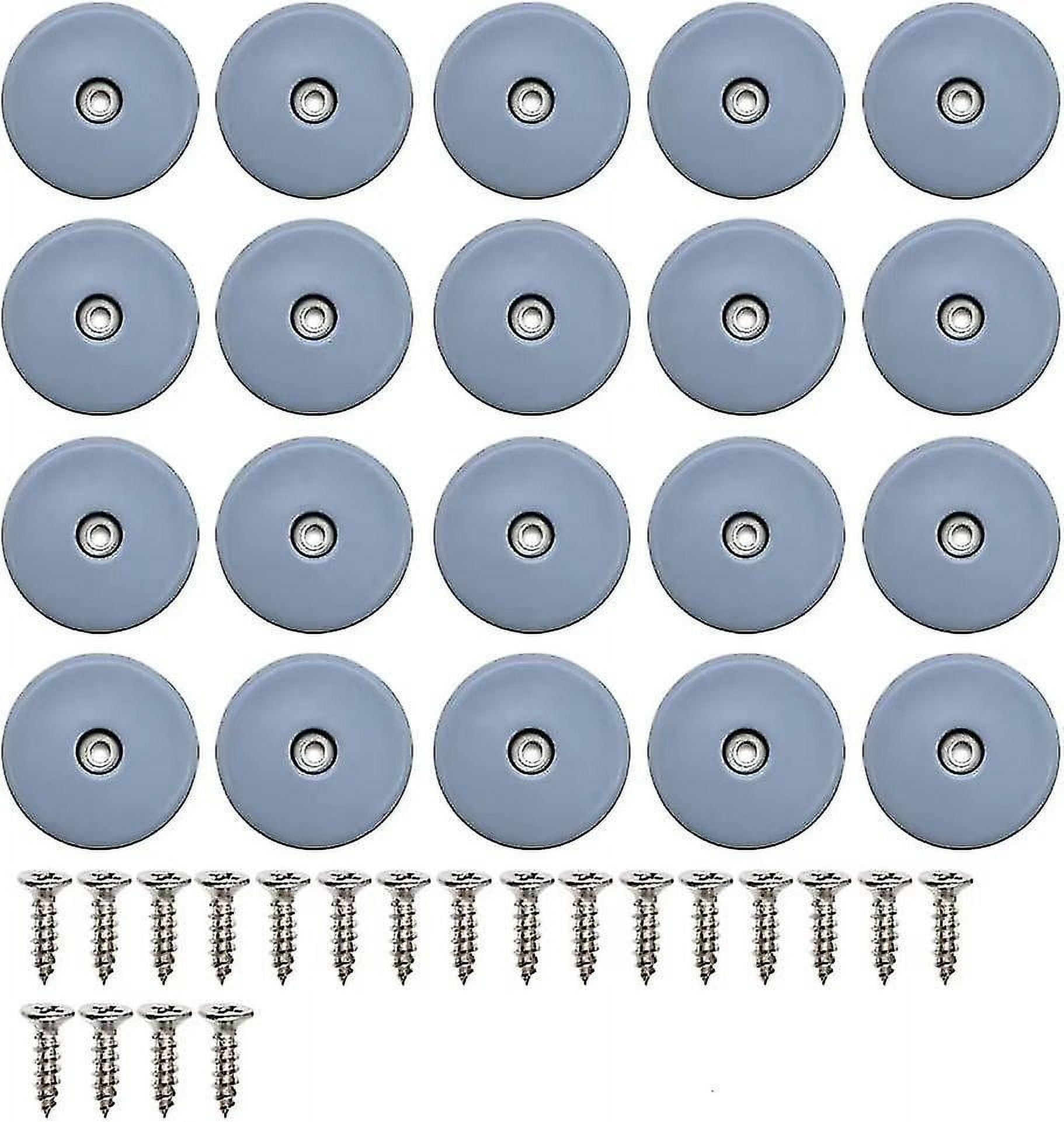 Round Teflon Furniture Glides, With Screws 20 Pieces Teflon Glides For ...