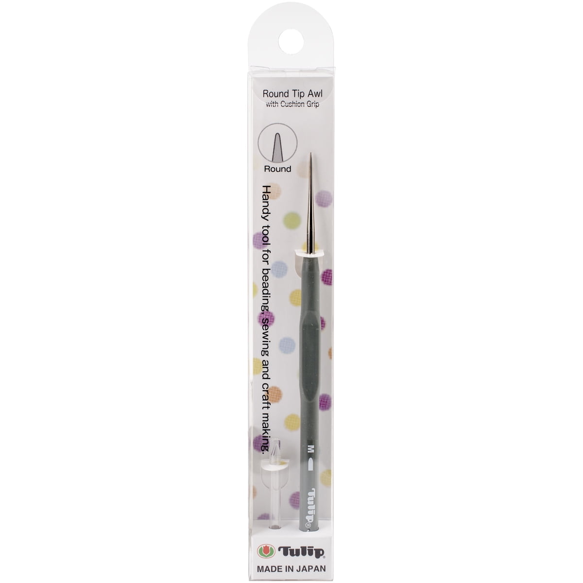 Tulip Round Tip Awl W/Cushion Grip-Gray - Walmart.com