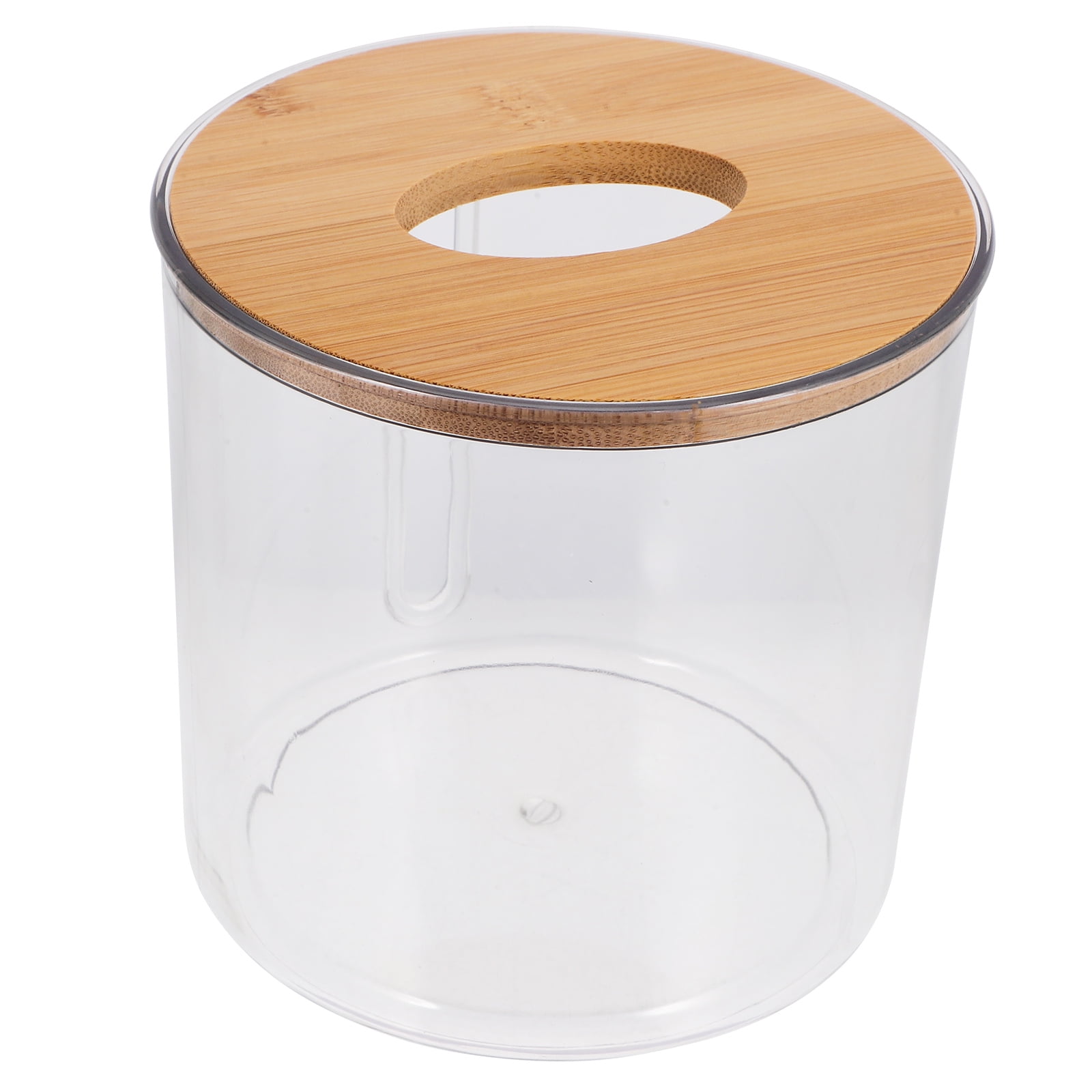 Round Tissue Organizer Wall Mount Countertop Table Top Toilet Paper ...