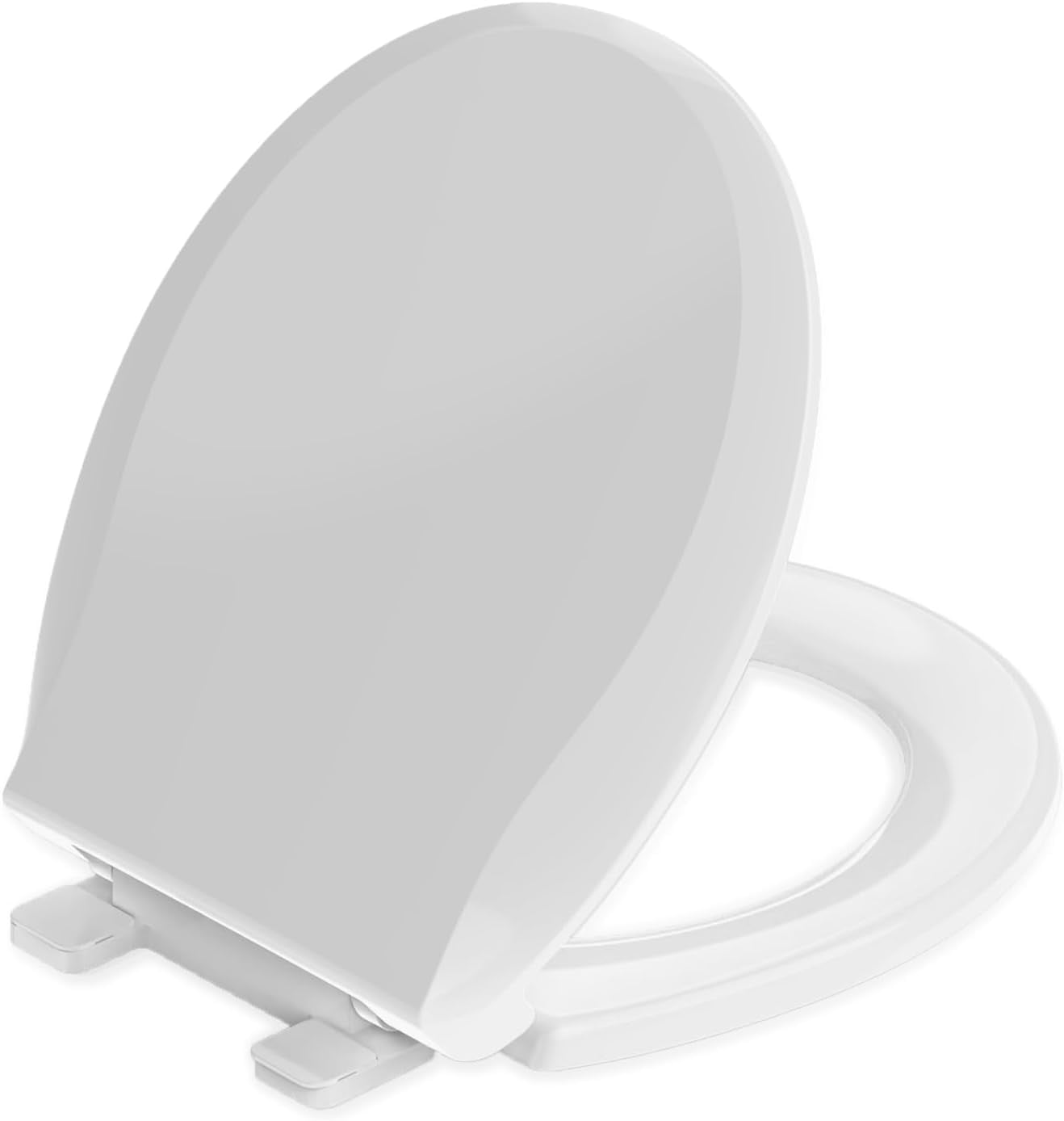 Round Toilet Seat with Built-In Potty Training Seat 16.5”& Quick ...
