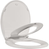Round Toilet Seat with Built-in Potty Training Seat, Slow Close ...
