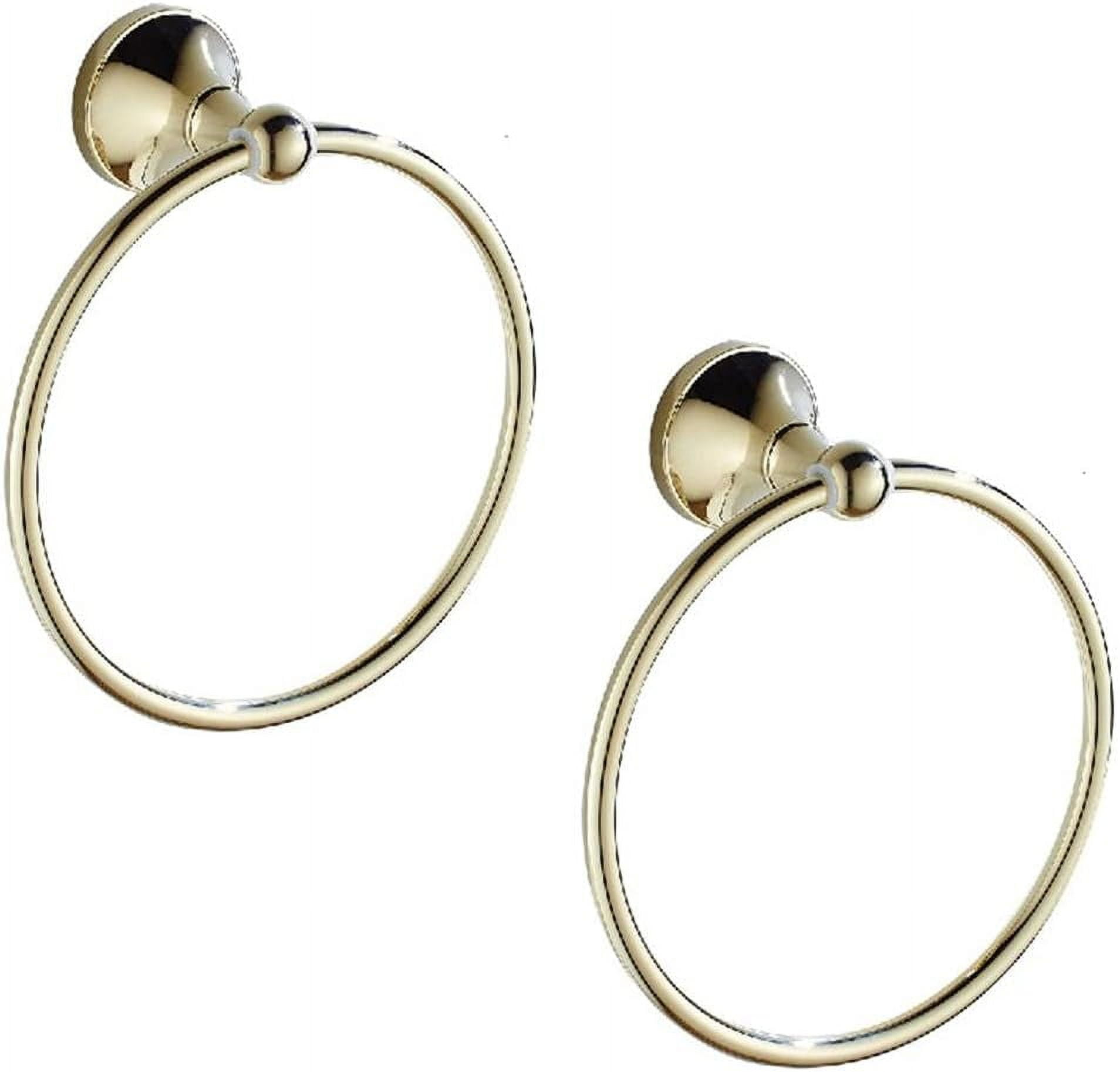 Round Towel Holder for Bathroom Hand Towel Holder Ring Hanging Towel ...